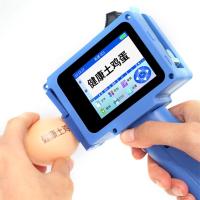 China Blue 2.8 Inch Screen Smart Handheld Small Inkjet Machine Half Inch Food Packaging Production Date Coding Machine for sale