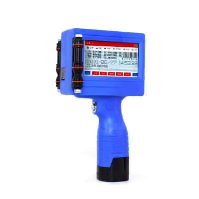 China Blue S790 Handheld Inkjet Printer 1-6 Lines Automatic Coding Machine for Date Price Label for sale