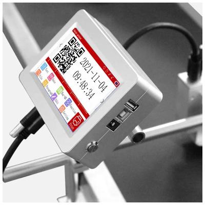 China 5 Inch Screen Online Inkjet Printer 600DPI HD Resolution Production Date Coding Machine for sale
