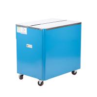 China MH-TDM-96 Blue Double Motor Automatic Hot Melt Carton Strapping Machine for PP Belt 6-15mm for sale