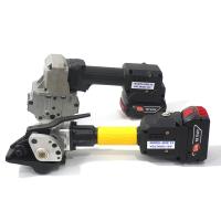 China Electric Split Steel Belt Baler GSE DYB32 32mm Width 6000N Tension 4.0Ah Battery for sale