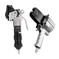 China Pneumatic Strapping Tensioner 32mm 8500N Tension Force for Heavy Duty Steel Strapping for sale
