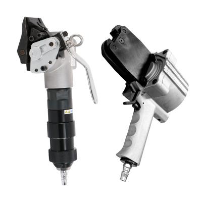 China Pneumatic Strapping Tensioner 32mm 8500N Tension Force for Heavy Duty Steel Strapping for sale