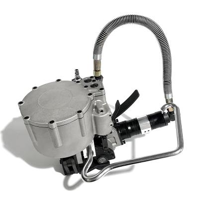 China KZ19B Pneumatic Strapping Tool 19mm Steel Strap 6000N Tension for Metal Building Materials for sale