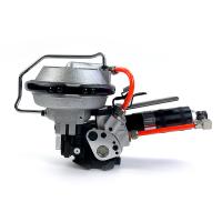 China Pneumatic Steel Strapping Tool KZ19 4500N Tension Heavy Duty Bundling Machine for 19mm Straps for sale