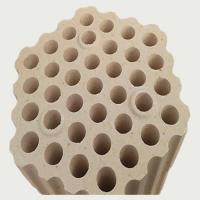 China Rongsheng High Quality Refractory Brick High Alumin Checker Brick 48%-80% Al2O3 With 7/9/31/37/48/65 Holes for sale