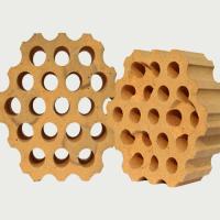 China Rongsheng High Quality Refractory Brick High Alumin Checker Brick 48%-80% Al2O3 With 7/9/31/37/48/65 Holes for sale