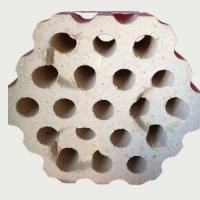 China Rongsheng High Quality Refractory Brick High Alumin Checker Brick 48%-80% Al2O3 With 7/9/31/37/48/65 Holes for sale