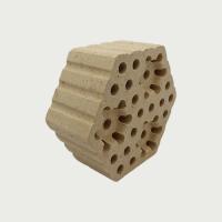 China Rongsheng High Quality Refractory Brick High Alumin Checker Brick 48%-80% Al2O3 With 7/9/31/37/48/65 Holes for sale