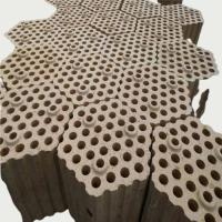 China Rongsheng High Quality Refractory Brick High Alumin Checker Brick 48%-80% Al2O3 With 7/9/31/37/48/65 Holes for sale