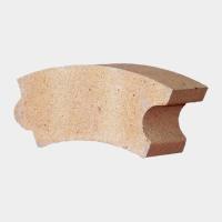 China Thin Fireclay Brick Round Curved Kiln Refractory Brick Clay Fire Bricks With 30-50% Al2O3 For Cement Industry for sale