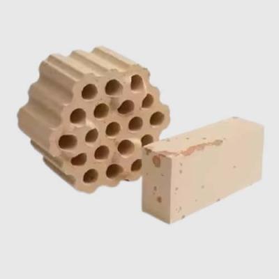 China Chemical Attack Resistant High Alumina Refractory Brick Checker Brick For Glass Furnace Regenerators for sale