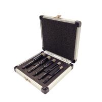China 5-Piece Diamond Hole Drill Set 6-15mm Hexagonal Handle Vacuum Brazed for Marble Tile Ceramic for sale