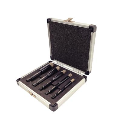 China 5-Piece Diamond Hole Drill Set 6-14mm with Express Interface for Granite Ceramic Marble Tile Drilling for sale