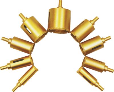 China 45mm Diamond Core Drill Bit for Marble Stone - Vacuum Brazed Construction with 4-150mm Diameter Range for sale