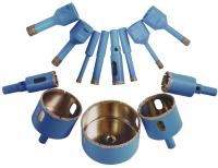 China M14 Diamond Hole Drill Core Bit Set 4-150mm for Marble Granite Ceramic Stone for sale