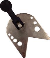 China Stainless Sucker ABS Drill Hole Locator for Glass, Tile & Stone - Anti-Slip Design with Thickened Rubber Suction for sale