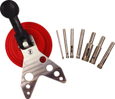 China Stainless Sucker ABS Drill Hole Locator for Glass, Tile & Stone - Anti-Slip Design with Thickened Rubber Suction for sale