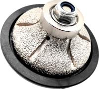 China 65mm Diamond Polishing Grinding Wheel for Marble and Stone Edge Profiling - Vacuum Brazed Universal Hand Tool for sale