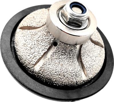 China 65mm Diamond Polishing Grinding Wheel for Marble and Stone Edge Profiling - Vacuum Brazed Universal Hand Tool for sale