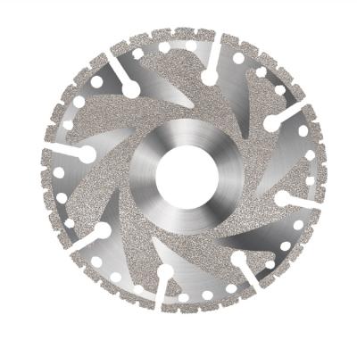 China 4-Inch 100mm Diamond Saw Blade - Electroplated Multi-Functional Cutting Tool for Stone, Metal & Cast Iron for sale