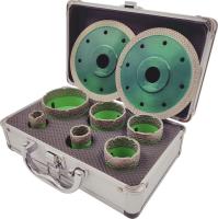 China M14 Diamond Core Drill Set 4-150mm Vacuum Brazing for Stone Marble Ceramic Tile for sale