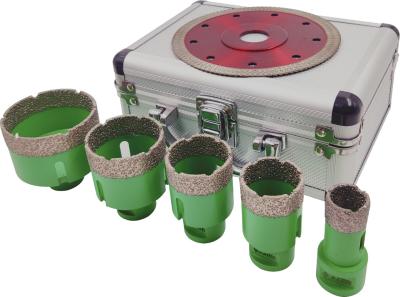 China M14 Diamond Core Drill Set 4-150mm Vacuum Brazing for Stone Marble Ceramic Tile for sale
