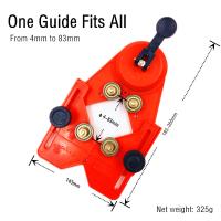 China 4-83mm ABS Hole Drill Locator with 4 Bearings for Diamond Core Bit Positioning on Stone and Glass for sale