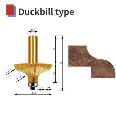 China CNC Engraving Diamond Router Bits φ13.5-50mm for Marble Granite Stone with Vacuum Brazed Technology for sale