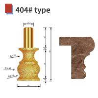 China Diamond Router Bit 407# 45mm CNC Engraving Tool for Marble Granite Stone with 12.7mm Shank for sale