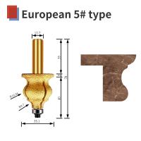 China Diamond Chamfer Router Bit 12.7mm Shank for Marble Granite Stone CNC Engraving - 31 Types Available for sale