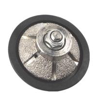 China Vacuum Brazed Diamond Grinding Wheel 65-125mm for Granite Marble Stone Edge Profiling Tools for sale