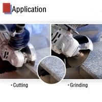 China 230mm Electroplated Diamond Saw Blade for Marble and Granite Cutting - 3mm Edge with 46# Grit for sale