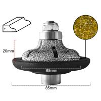 China Diamond V-Type Grinding Wheel M14 Shank 65-125mm for Granite Marble Stone Polishing for sale