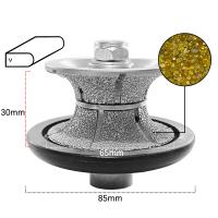China M14 Diamond Grinding Wheel 65-125mm for Granite Marble Stone Polish with 36 Grit and Custom Sizes for sale