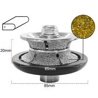 China M14 Diamond Grinding Wheel 65-125mm for Granite Marble Stone Polish with 36 Grit and Custom Sizes for sale