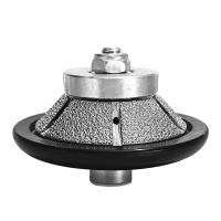 China Vacuum Brazed Diamond Grinding Wheel 65-125mm for Granite Marble Stone Edge Profiling Tools for sale