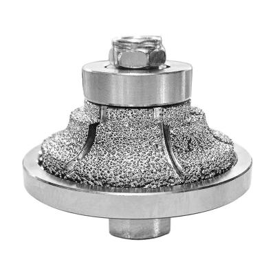 China M14 Diamond Grinding Wheel 65-125mm Vacuum Brazed Tools for Granite Marble Stone Edge Profiling for sale