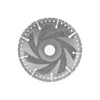 China 4-Inch 100mm Diamond Saw Blade - Electroplated Multi-Functional Cutting Tool for Stone, Metal & Cast Iron for sale