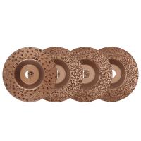 China 125mm Tungsten Steel Carbide Grinding Wheel with 22-23mm Arbor for Wood and Marble Cutting for sale