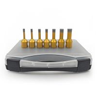 China 7-Piece M14 Diamond Hole Drill Bit Set 4-150mm for Stone Granite Marble Vacuum Brazing for sale