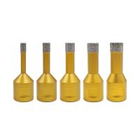China 7-Piece M14 Diamond Hole Drill Bit Set 4-150mm for Stone Granite Marble Vacuum Brazing for sale