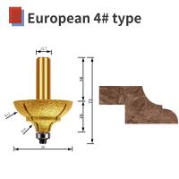 China Diamond Chamfer Router Bit 12.7mm Shank for Marble Granite Stone CNC Engraving - 31 Types Available for sale