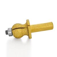 China Diamond Chamfer Router Bit 12.7mm Shank for Marble Granite Stone CNC Engraving - 31 Types Available for sale