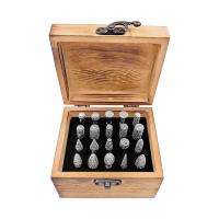 China 6mm Diamond Vacuum Brazed Grinding Head Set - 20 Piece Professional Hand Tool Parts for Precision Work for sale