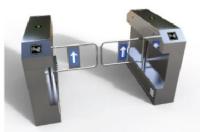 China Customized Swing Barrier Gate Turnstile Stainless Steel Material for sale