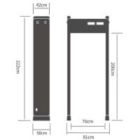 China Fireproof Walk Through Metal Gate Outdoor Metal Walkthrough Detectors for sale