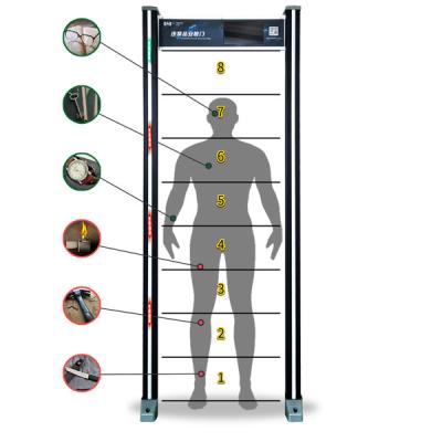 China Safety Walk Through Metal Detector Contraband Security Check Gate for sale