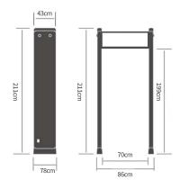 China Safety Walk Through Gate Metal Detector 50HZ Hospital Metal Detectors Modular for sale