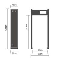China Intelligent Metal Detector Walk Through Gate for sale